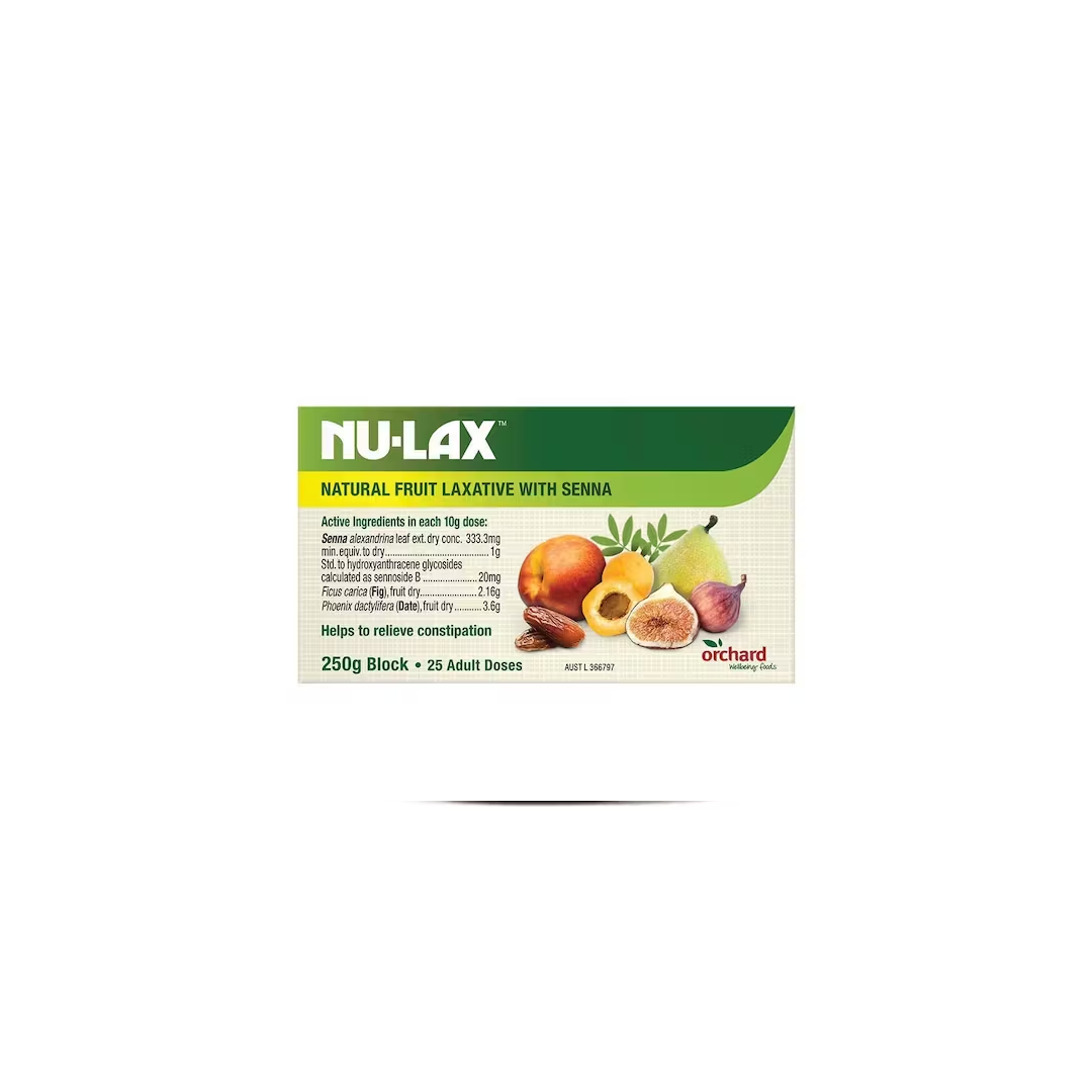 Nu-Lax Natural Fruit Laxative with Senna Block 250g – Shop & Dispatch