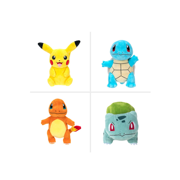 Pokemon Kanto First Partner Plush 23cm – Shop & Dispatch