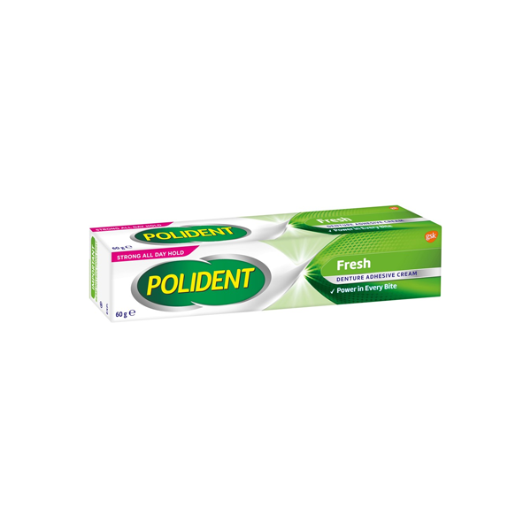 Polident Complete Comfort Denture Adhesive Cream Fresh 60g – Shop ...
