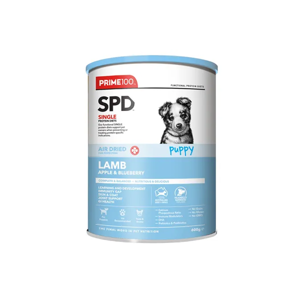 Prime100 Air Dried Lamb Apple & Blueberry Puppy Food – Shop & Dispatch