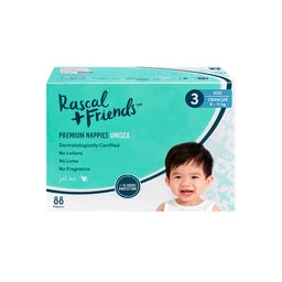 Rascal + Friends Nappies Size 3 Crawler Jumbo | 88 pack – Shop & Dispatch