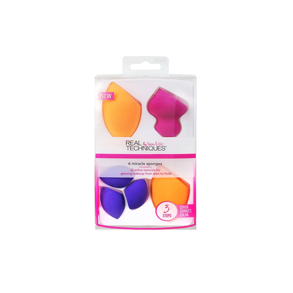 Real Techniques #91570 6pk Miracle Sponges – Shop & Dispatch