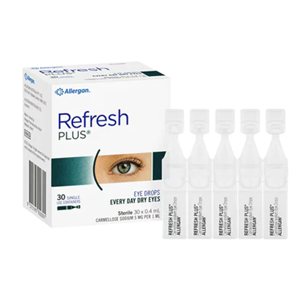 Refresh Plus Lubricant Eye Drops 0.4ml x 30 Vials – Shop & Dispatch