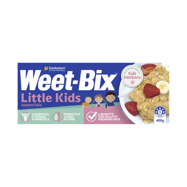 Sanitarium Weet Bix Breakfast Cereal Little Kids Essentials | 400g ...