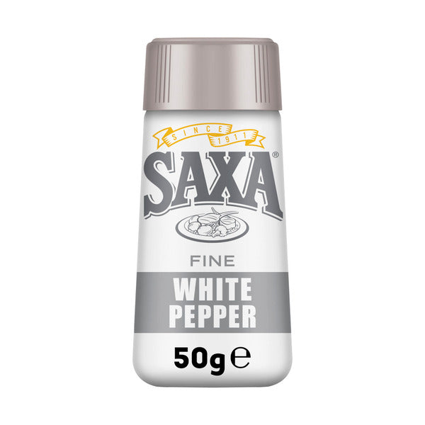 Saxa White Pepper Shaker | 50g – Shop & Dispatch