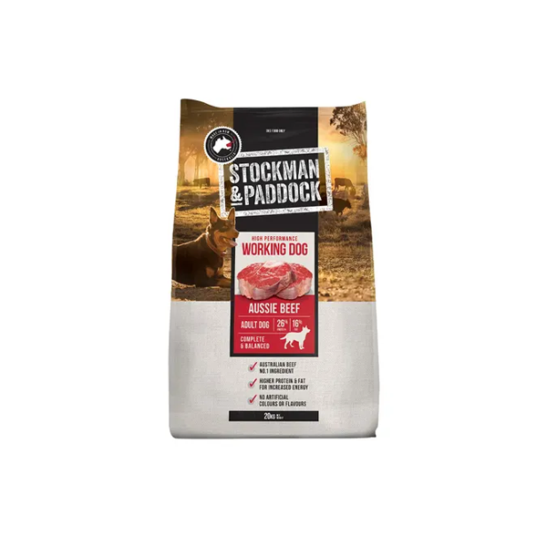 Stockman & Paddock Working Dog Med Breed Adult Dog Food 20kg – Shop ...