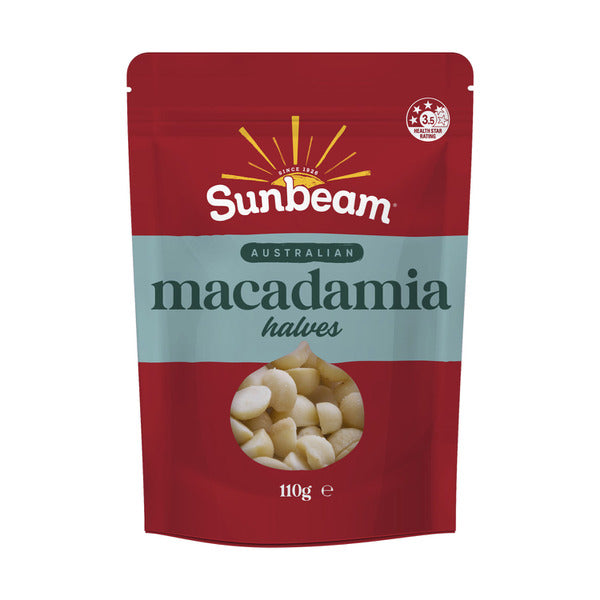 Sunbeam Australian Nuts Macadamia Halves | 110g – Shop & Dispatch