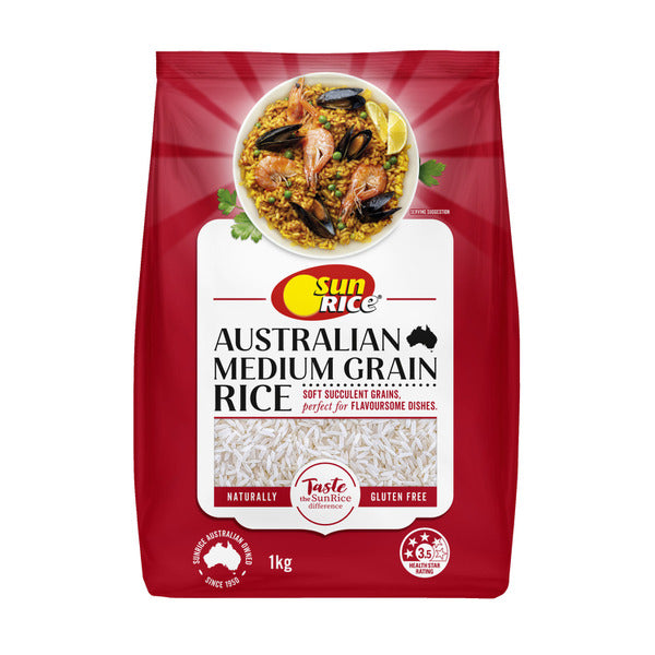 Sunrice Medium Grain White Rice | 1kg – Shop & Dispatch