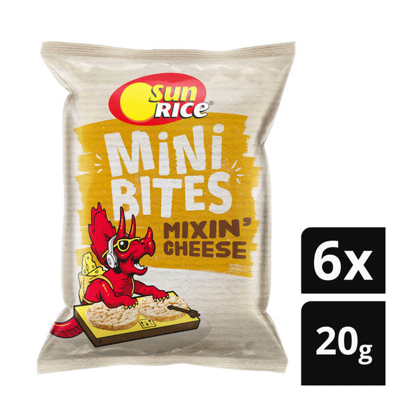 Sunrice Mini Bites Mixin Cheese 6 Pack | 120g – Shop & Dispatch