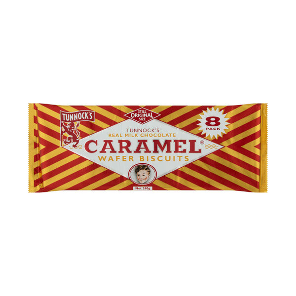 Tunnock's Caramel Milk Chocolate Wafers Biscuits 8 Pack | 240g – Shop ...