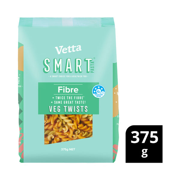 Vetta Smart Fibre Veg Twists Pasta | 375g – Shop & Dispatch